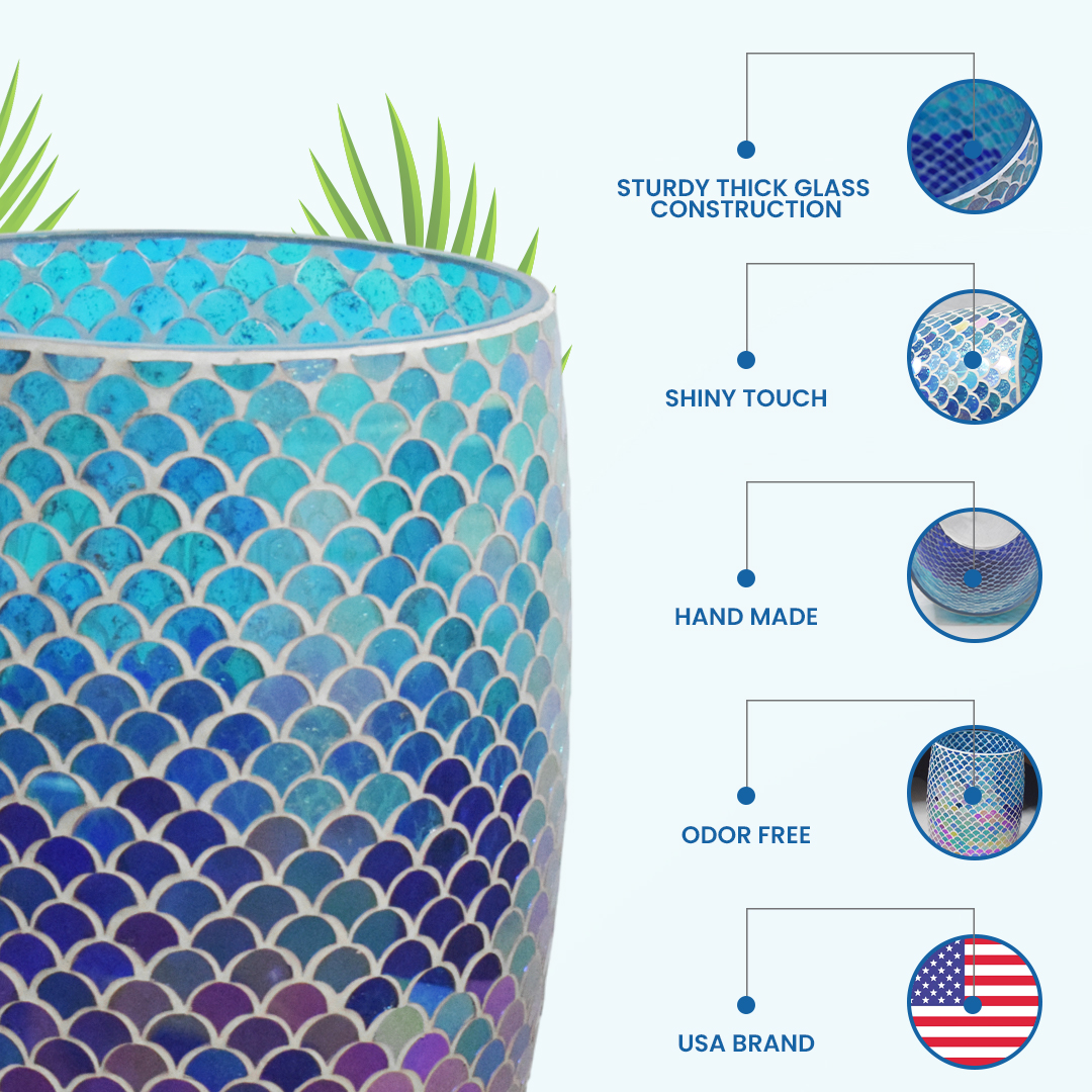 Mermaid-inspired Bathroom Trash Can | Escenzy